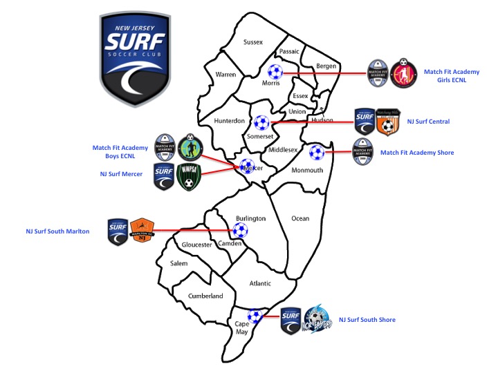 Regions/Tryouts – New Jersey Surf Soccer